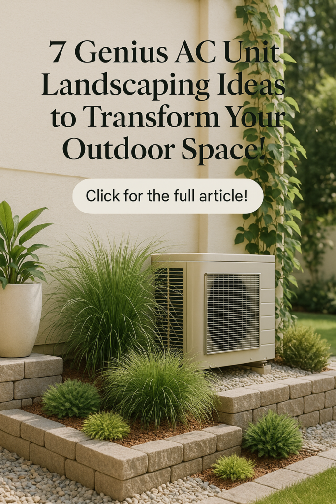 7 Genius AC Unit Landscaping Ideas to Transform Your Outdoor Space ...