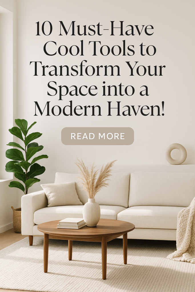 10 Must-Have Cool Tools to Transform Your Space into a Modern Haven ...