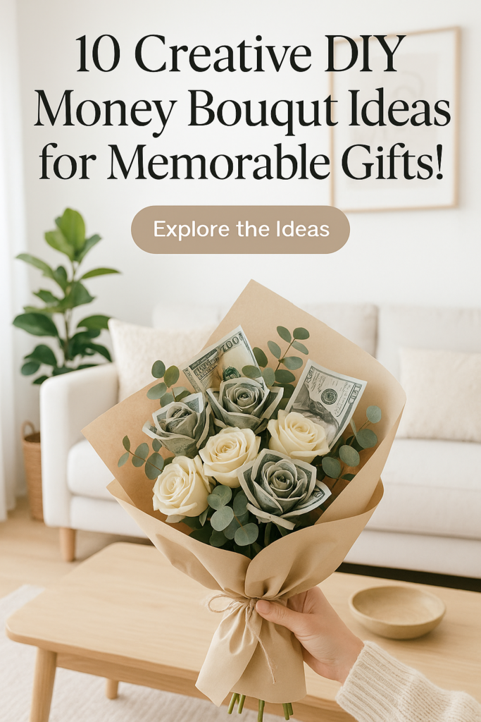 10 Creative DIY Money Bouquet Ideas for Memorable Gifts! - TastyInteriors